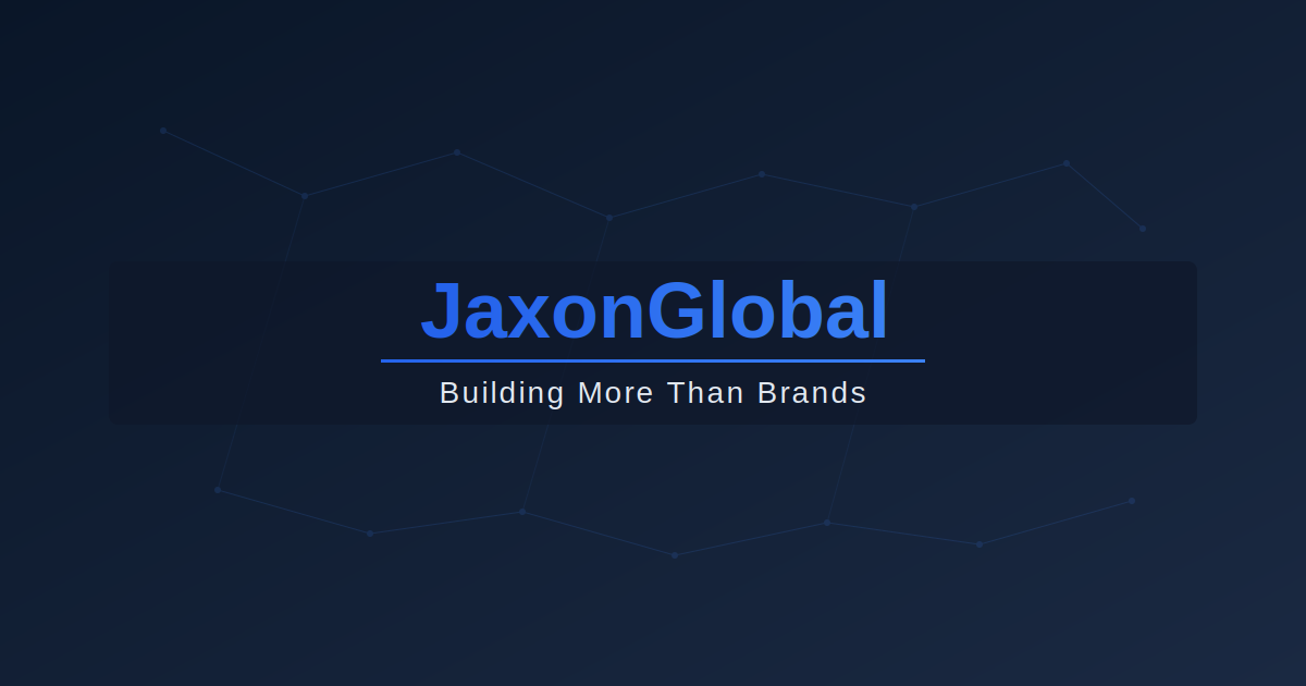 JaxonGlobal - AI-Driven Business Solutions & Digital Marketing